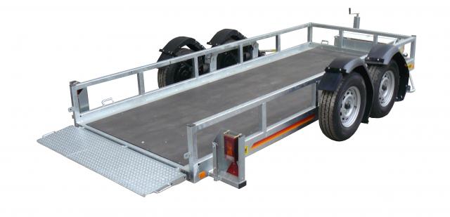 Plateaux surbaissés Remorque plateau abaissable RA3617-25, remorque ...